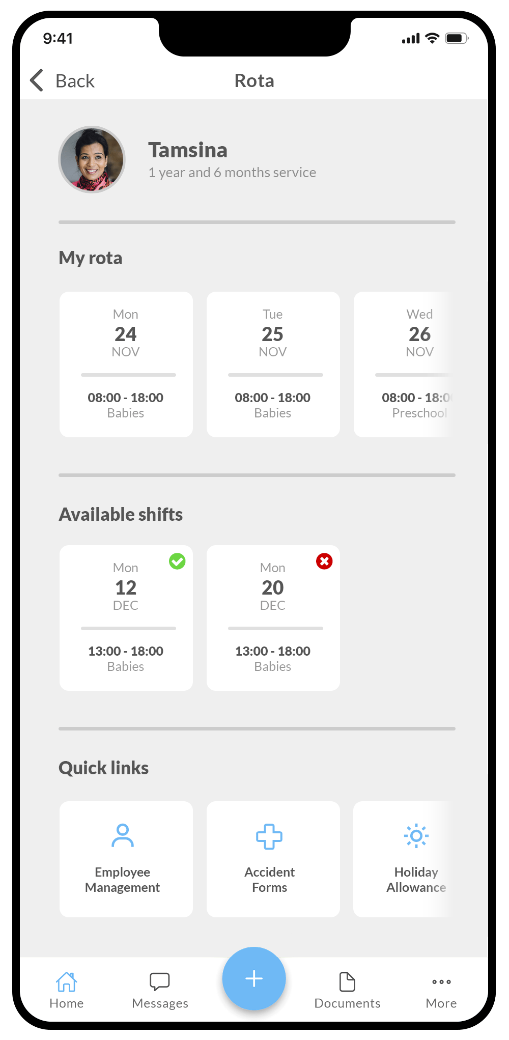 Staff App for Nursery Teams